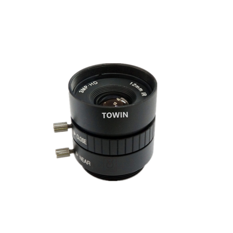 CCTV lens 1/3" 12mm low light F1.2 IR correct CS mount lens - TowinLens